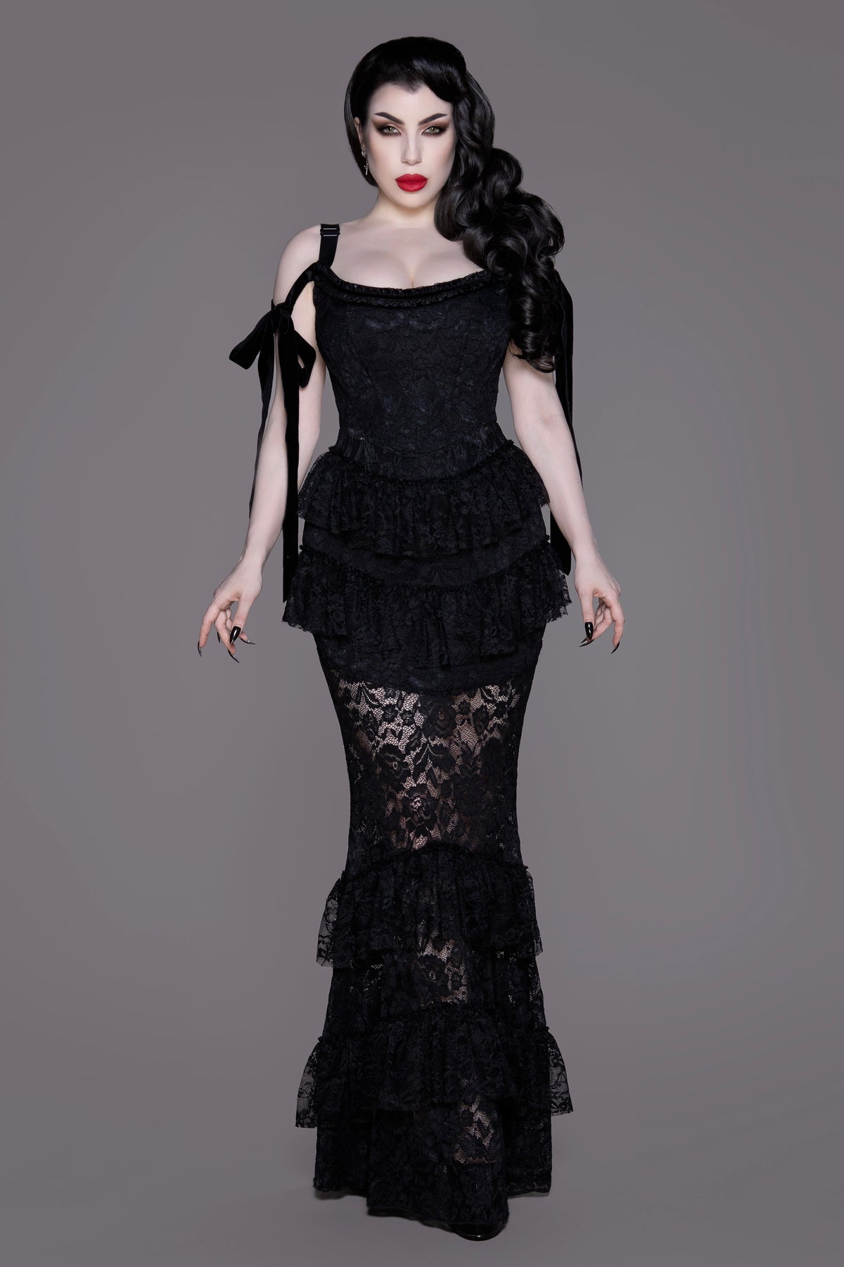 Unicorn Lace Mermaid Gown – The Oblong Box Shop™