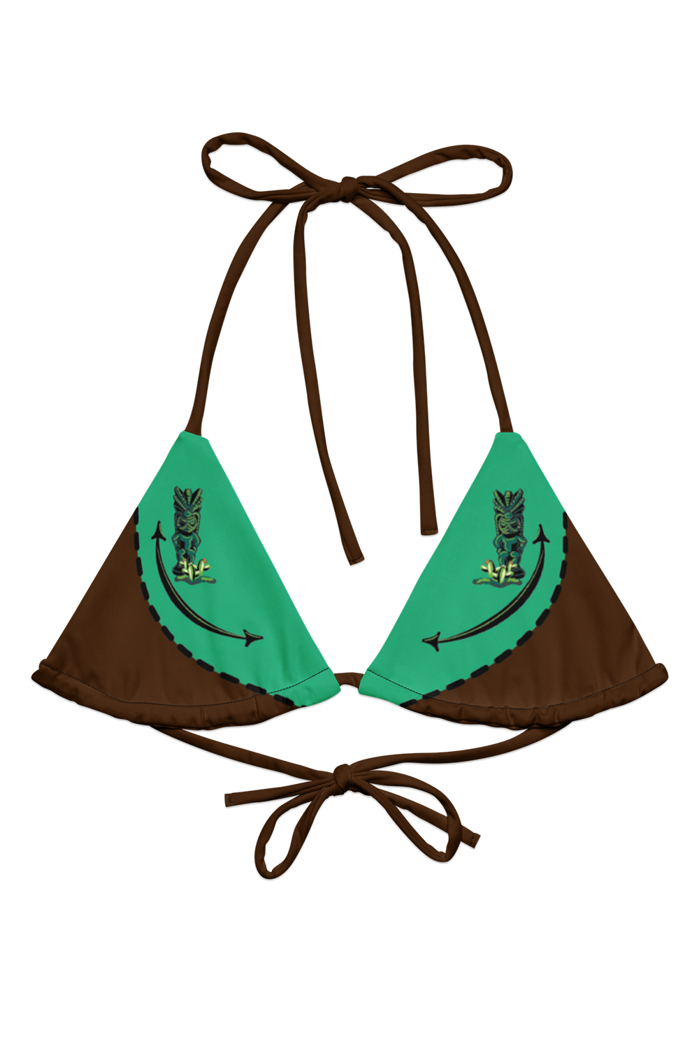 Aloha Partner Western Tiki Bikini Top – The Oblong Box Shop™