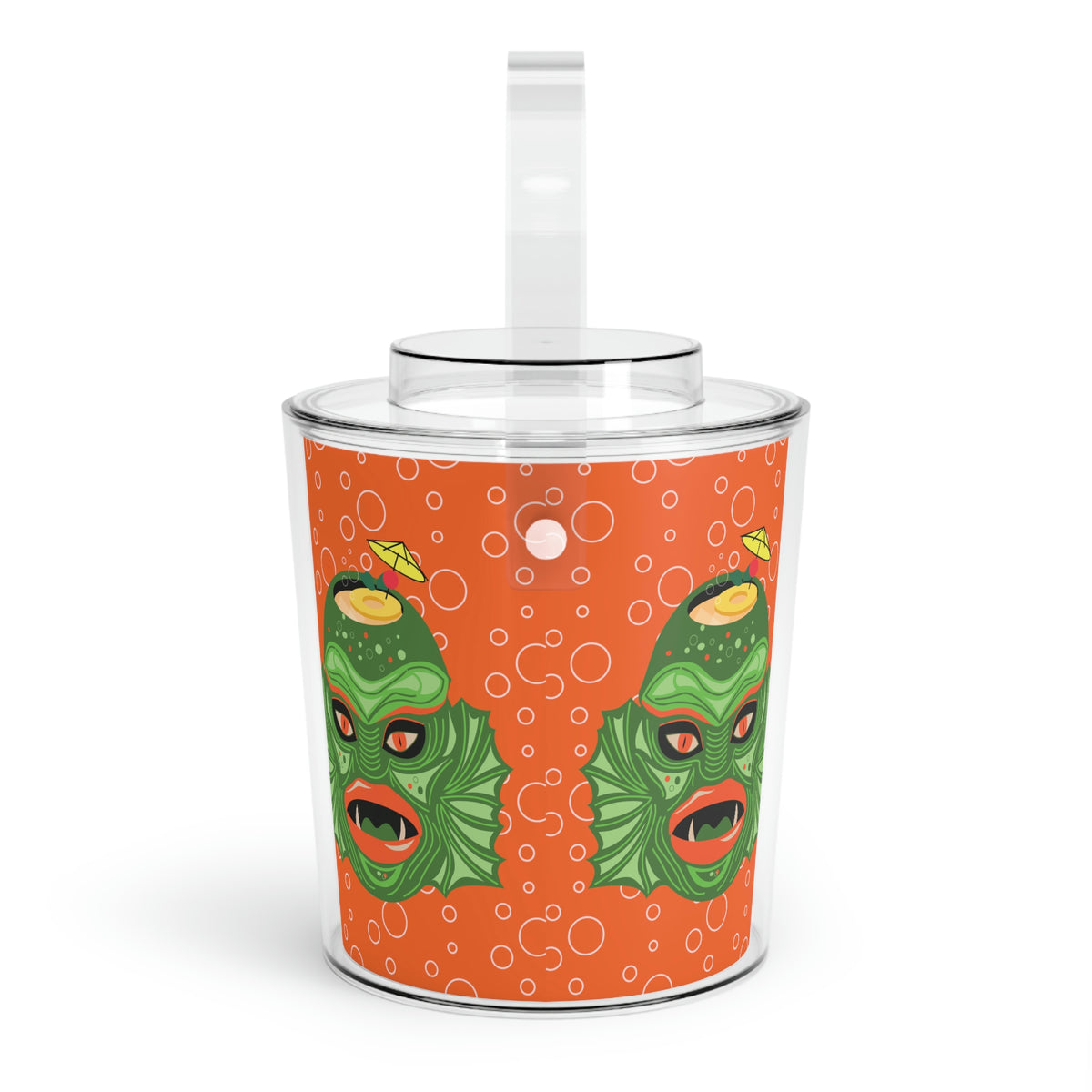 Swamp Creature Tiki Mug Ice Bucket with Tongs – The Oblong Box Shop™