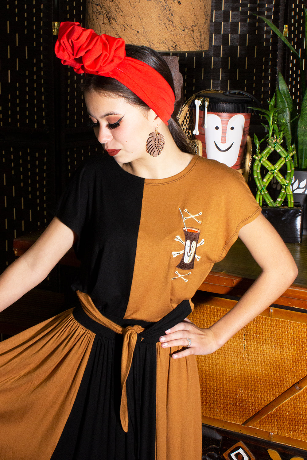 Tiki Bob Colorblock Top - FINAL SALE – The Oblong Box Shop™