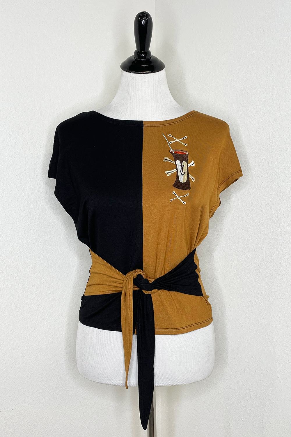 Tiki Bob Colorblock Top - FINAL SALE – The Oblong Box Shop™